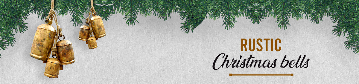 Rustic Christmas Bells Rope