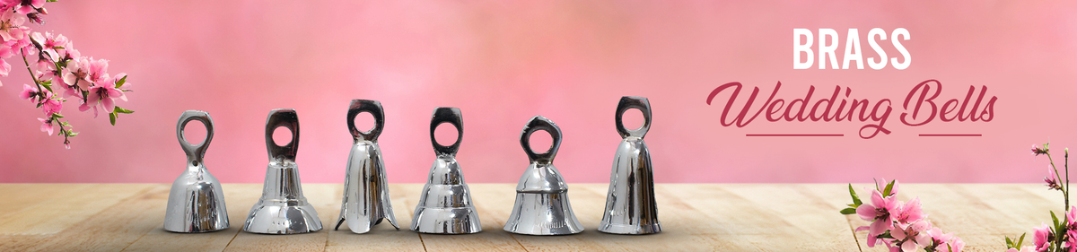Buy Brass Wedding Bell Online at Best Price | IndiBell Studio