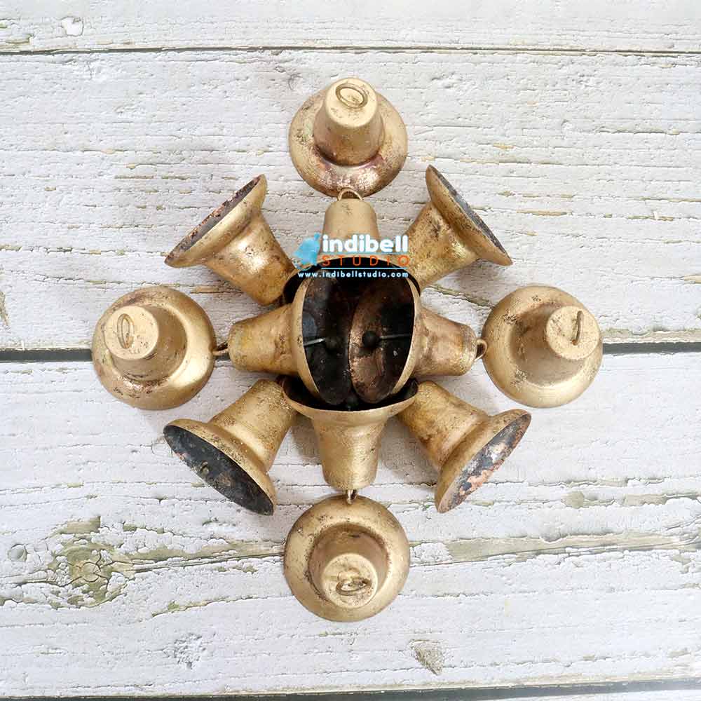 Flare Bottom Designer Indian Hanging Decorative Bells, Craft Supplies