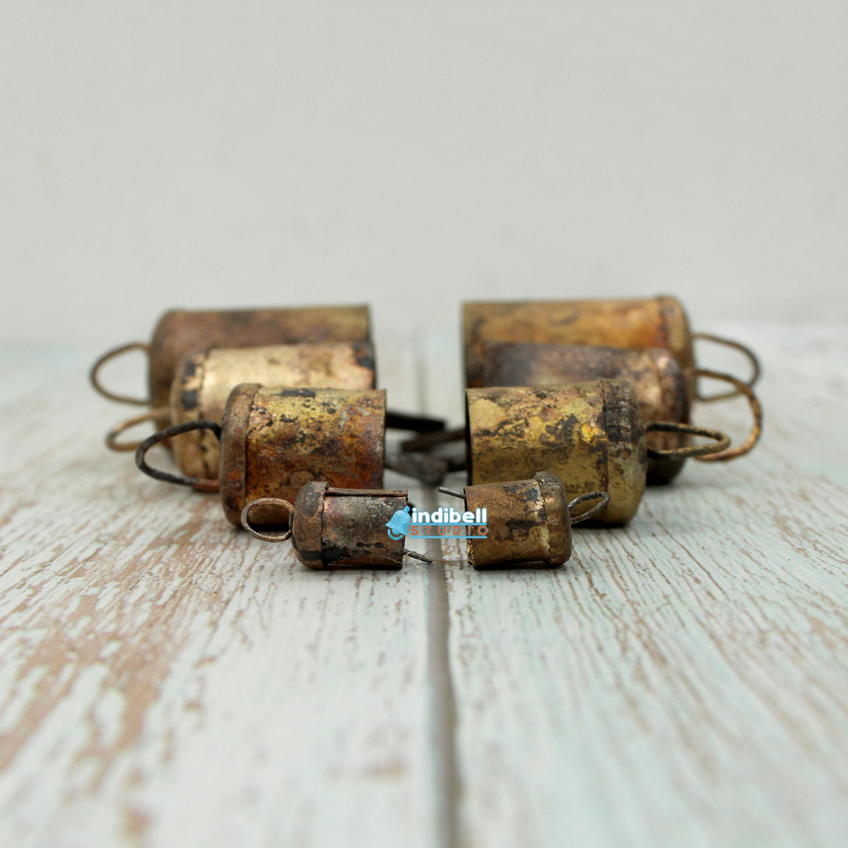 Wind Chime Mix Assorted Cow Bells, Handmade Cylindrical Bells Combinat